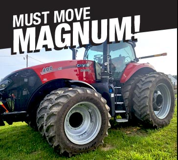 SAVE on this Magnum 400 tractor! Don't miss it >